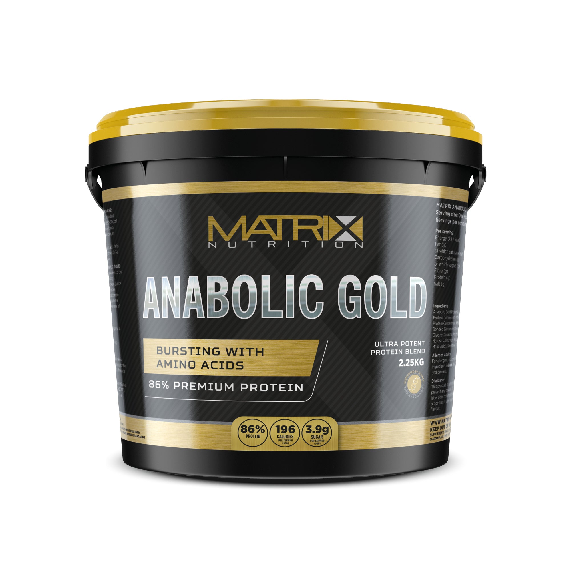 Anabolic Gold Protein Powder – Matrix Nutrition